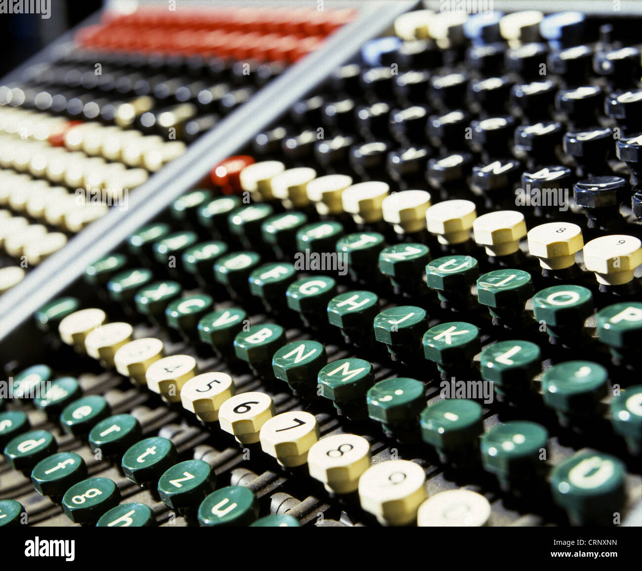 Buttons on a jig Stock Photo - Alamy