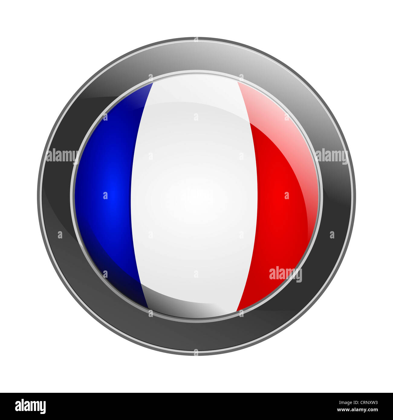 Protective shield with the flag of France Stock Photo - Alamy