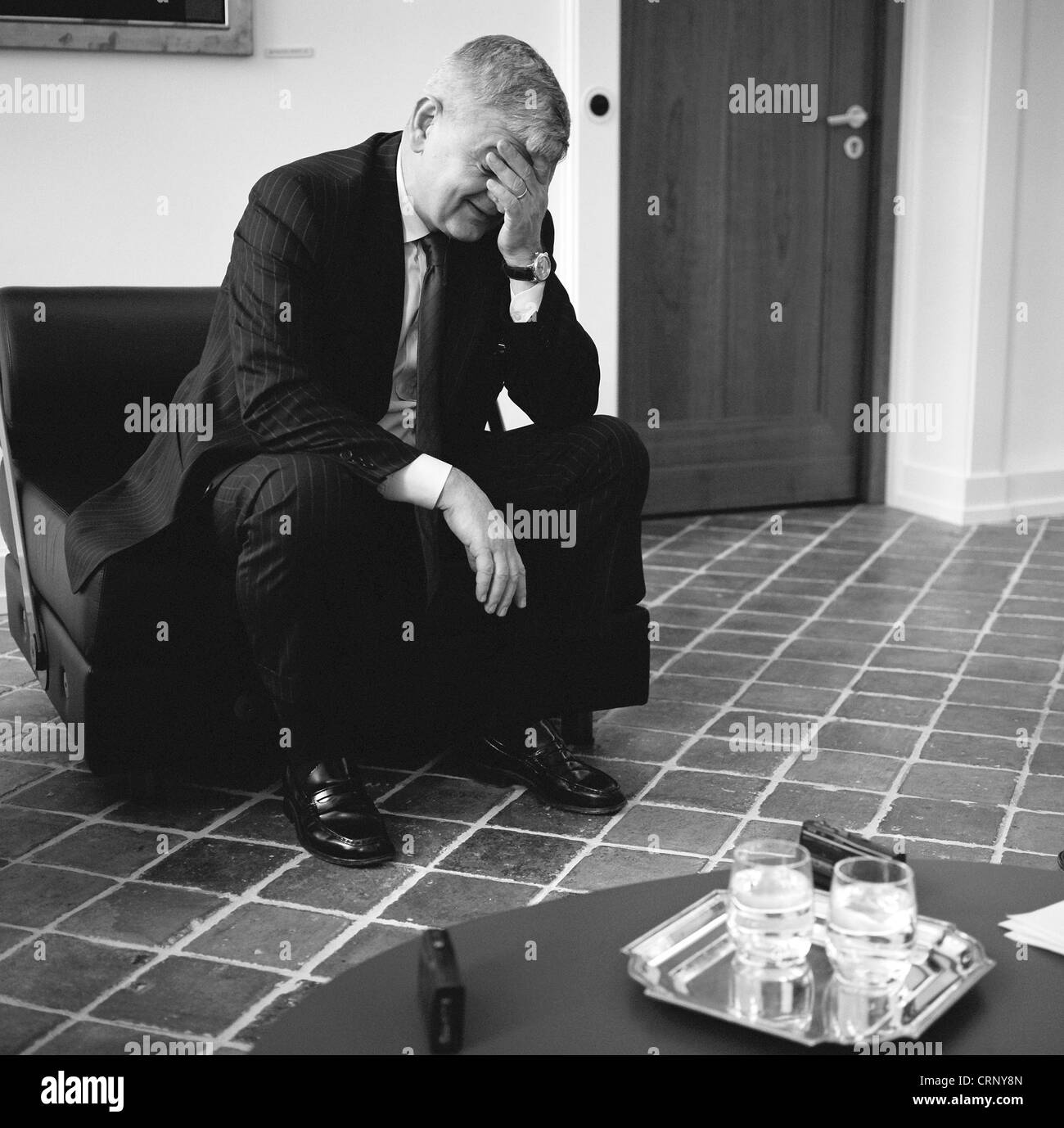 Germany minister foreign affairs Black and White Stock Photos & Images ...