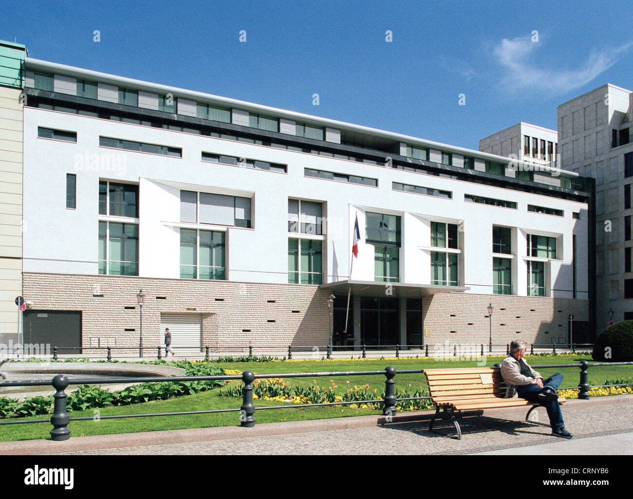 The French Embassy on Pariser Platz in Berlin Stock Photo - Alamy