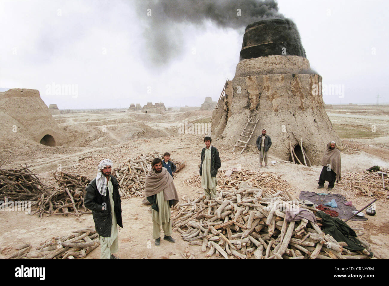 Brickyard in Kabul Stock Photo - Alamy