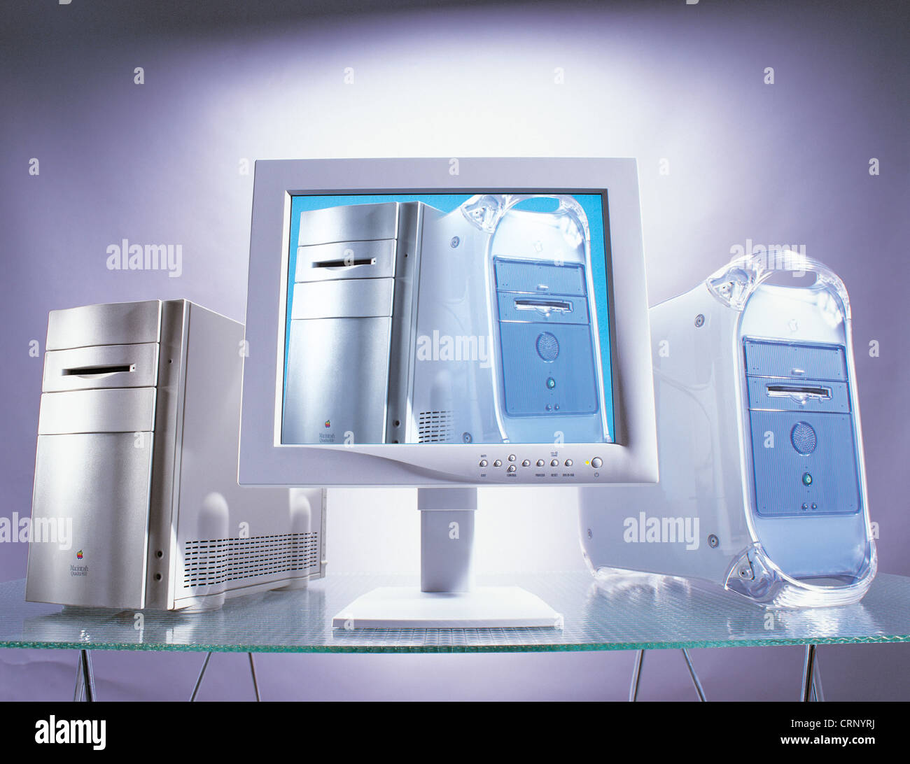 variety of Apple Macintosh computers with monitor Stock Photo - Alamy