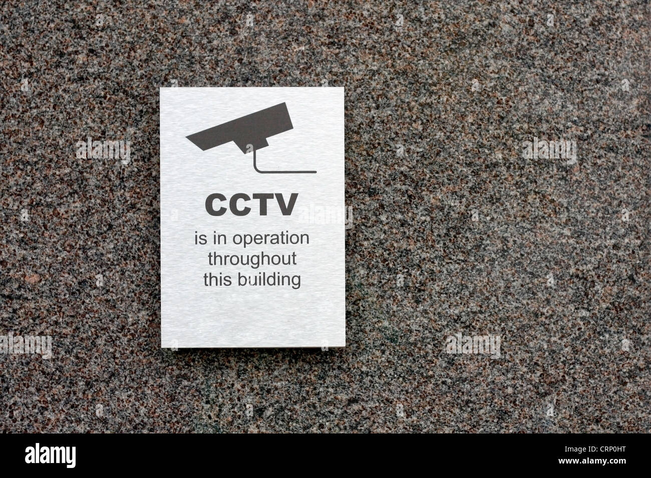 Cctv sign hi-res stock photography and images - Alamy