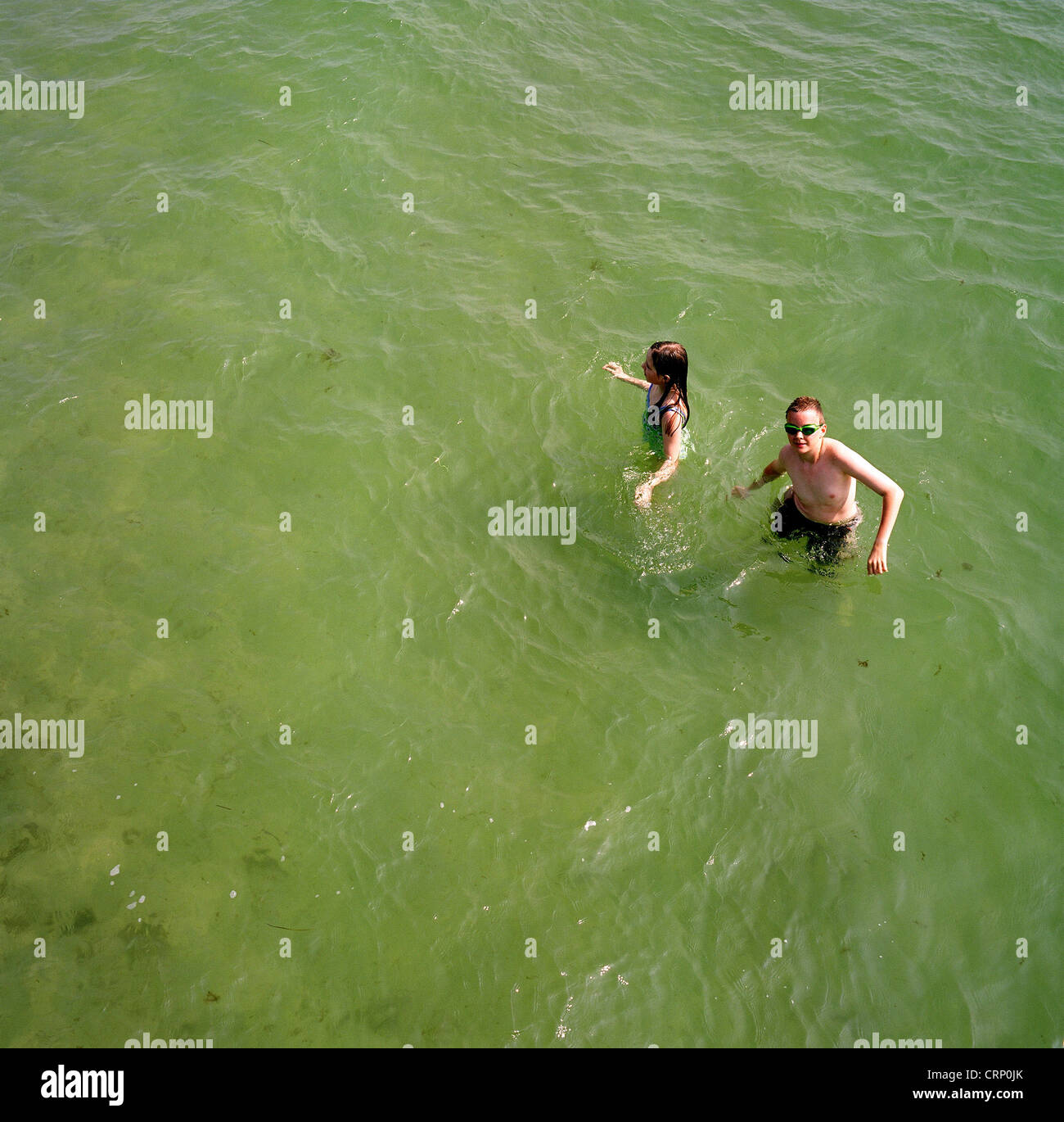 Children swimming in the Baltic Sea Stock Photo - Alamy