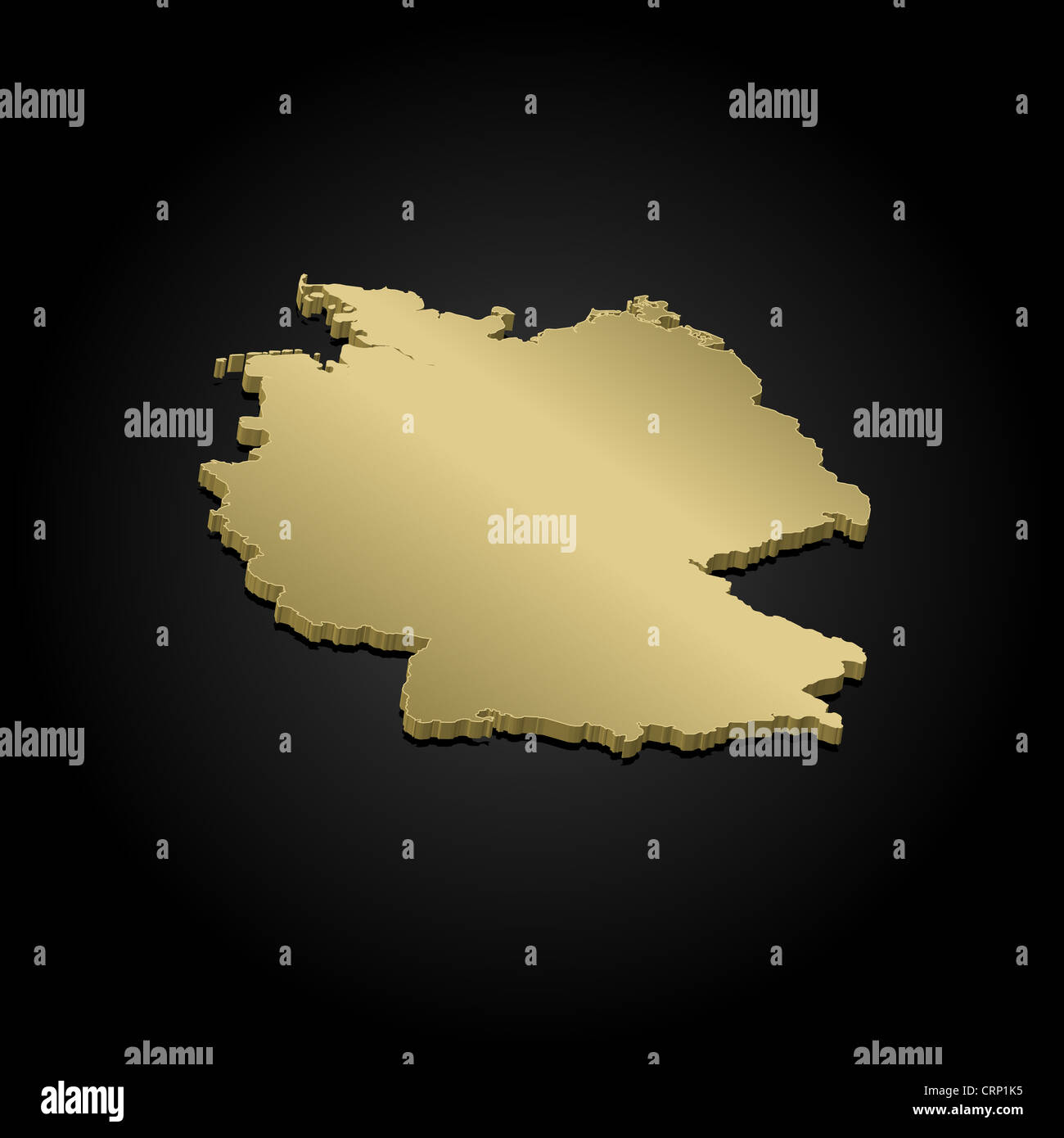 Split Germany States Map