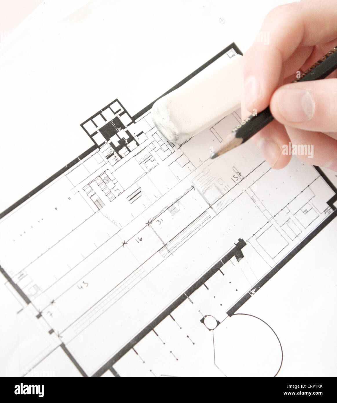 Architectural design construction plans hi-res stock photography and ...