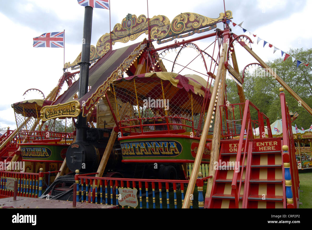 Carter's Steam Fun Fair in UK Stock Photo - Alamy