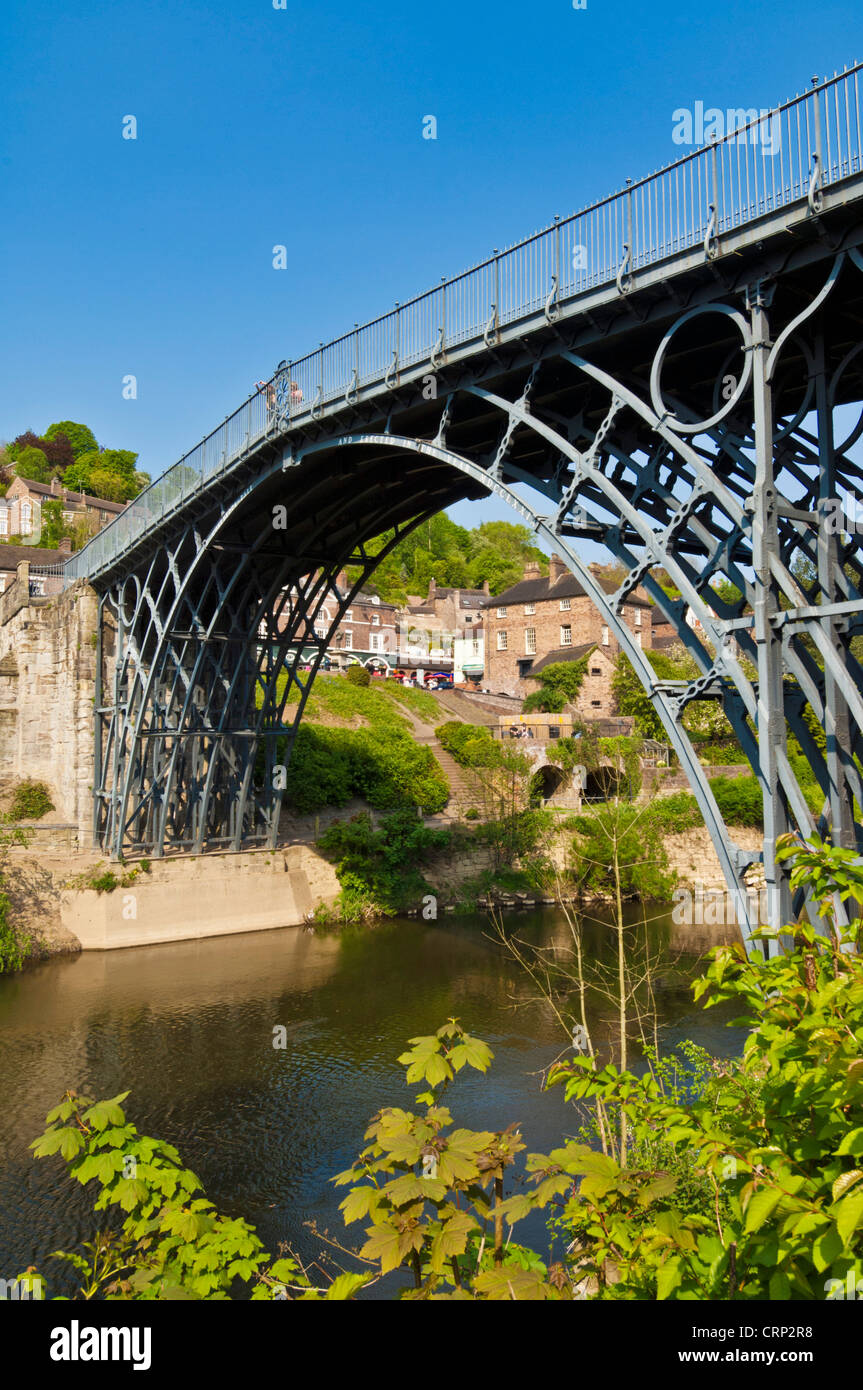 The world's first Ironbridge built by Abraham Darby over Ironbridge ...