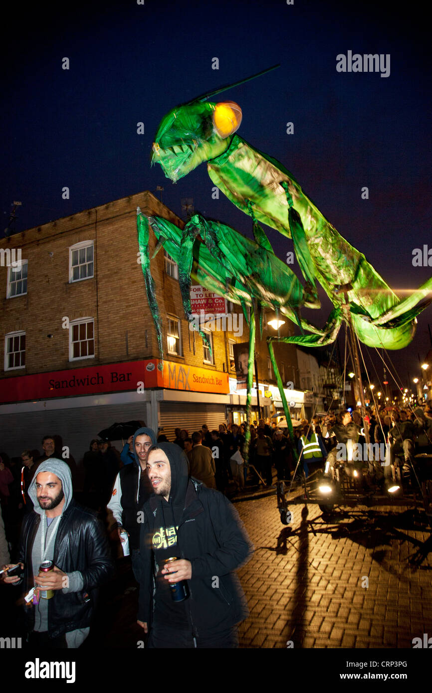 Giant mechanical insects invade Bow’s Roman Road for the Greenwich and ...