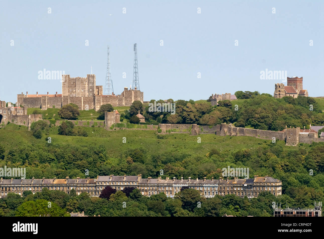 Dover Castle Kent UK HOMER SYKES Stock Photo - Alamy