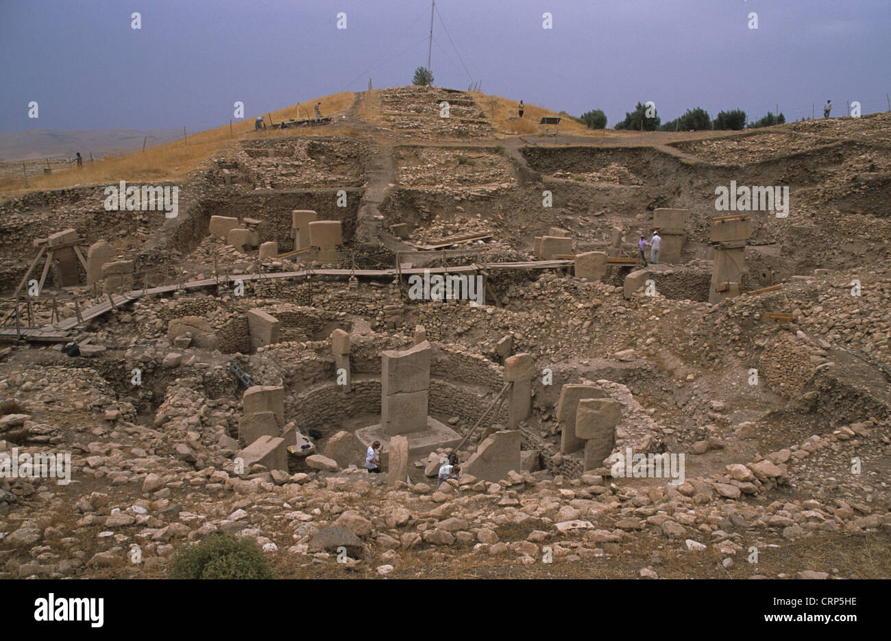 Early Neolithic archaeological site of Gobekli Tepe, Sanliurfa province ...