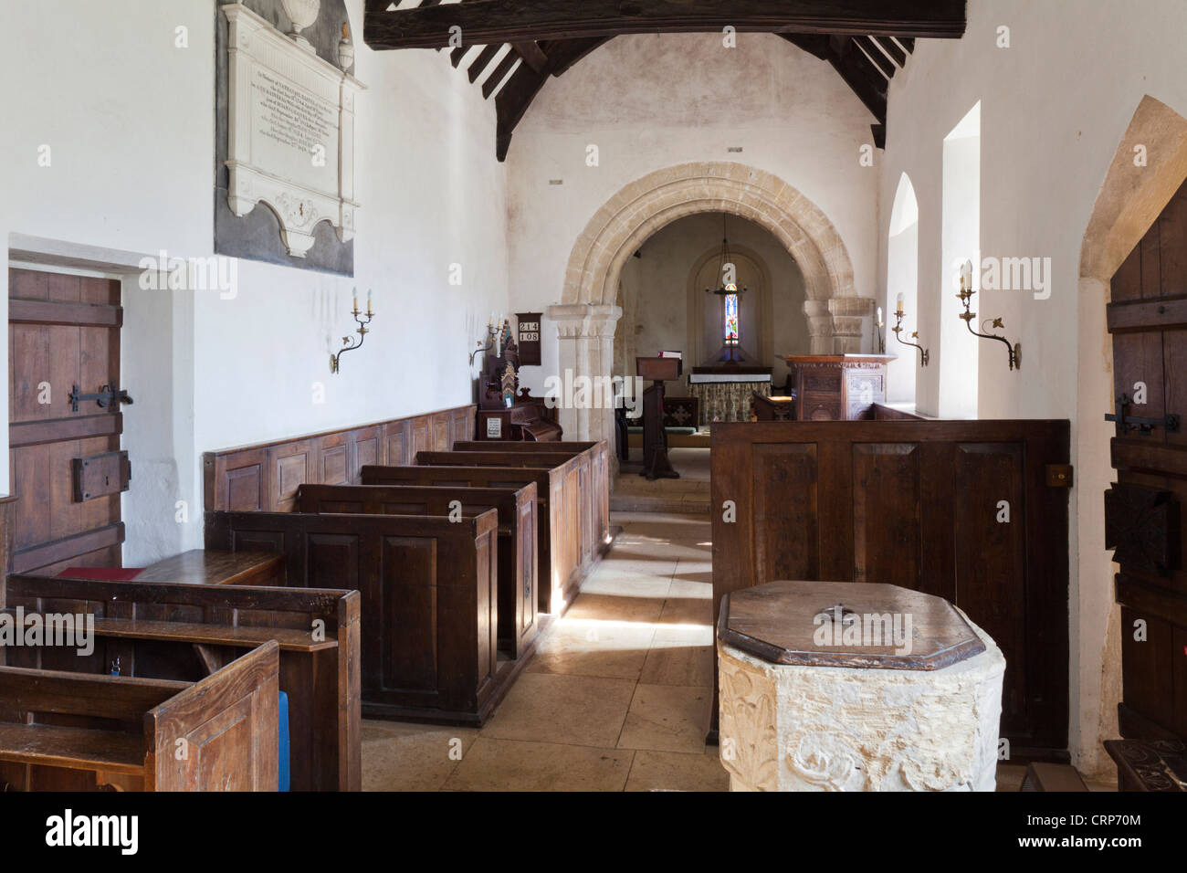 Anglo saxon timber church hi-res stock photography and images - Alamy