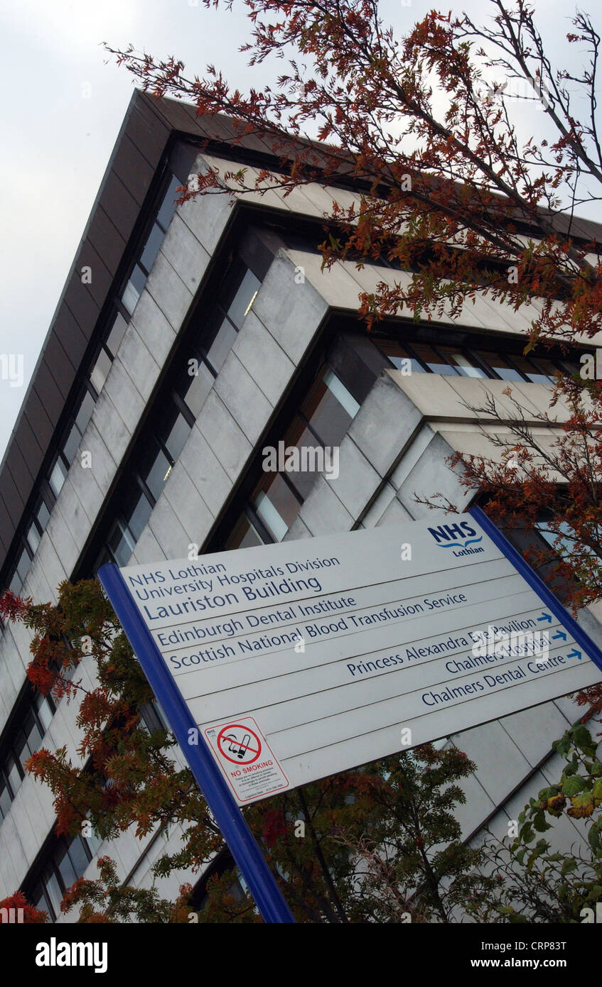 NHS building Edinburgh Stock Photo - Alamy