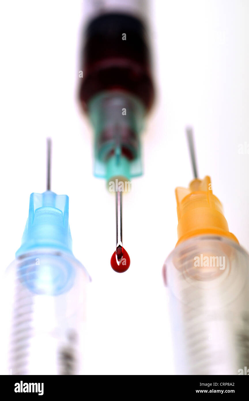 Blood collection needle hi-res stock photography and images - Alamy