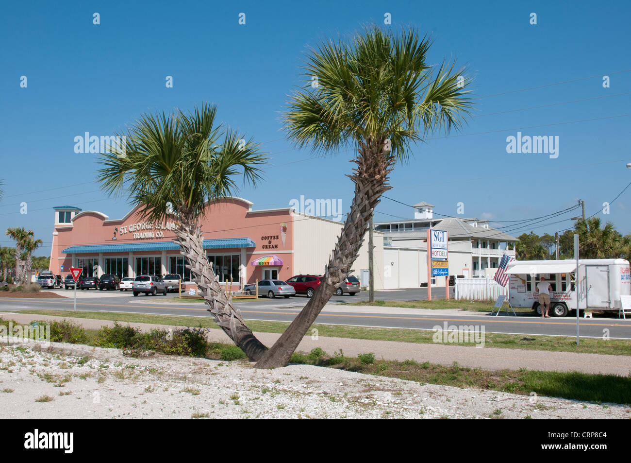 St George Island Trading Company store Florida USA Stock Photo - Alamy