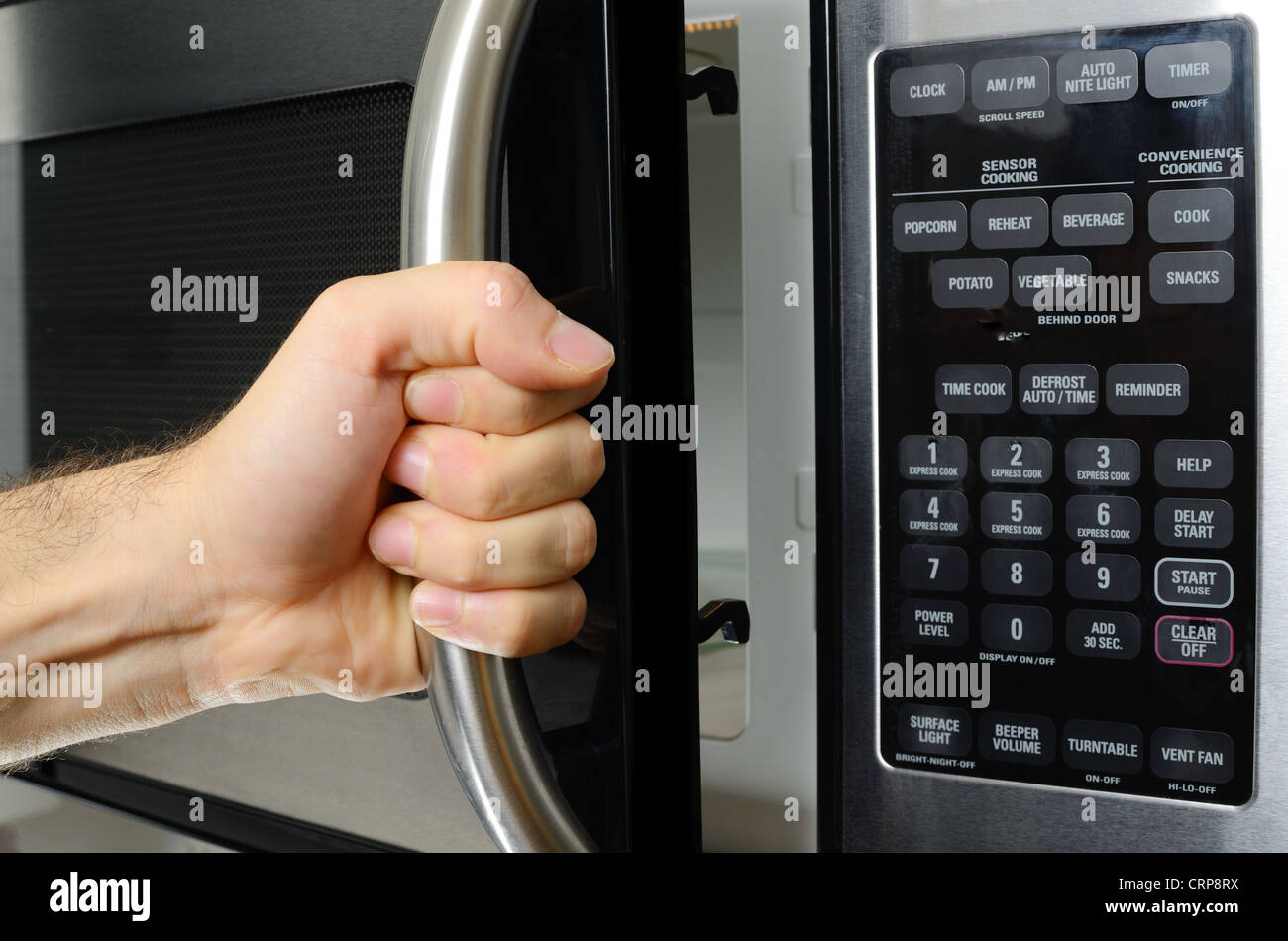 Microwave open door hi-res stock photography and images - Alamy