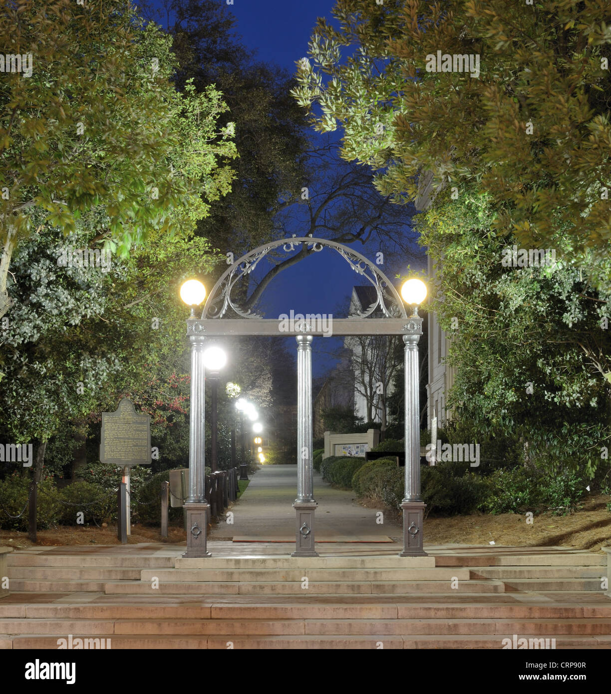 Landmark Arches on the campus of the University of Georgia in Athens, Georgia Stock Photo - Alamy