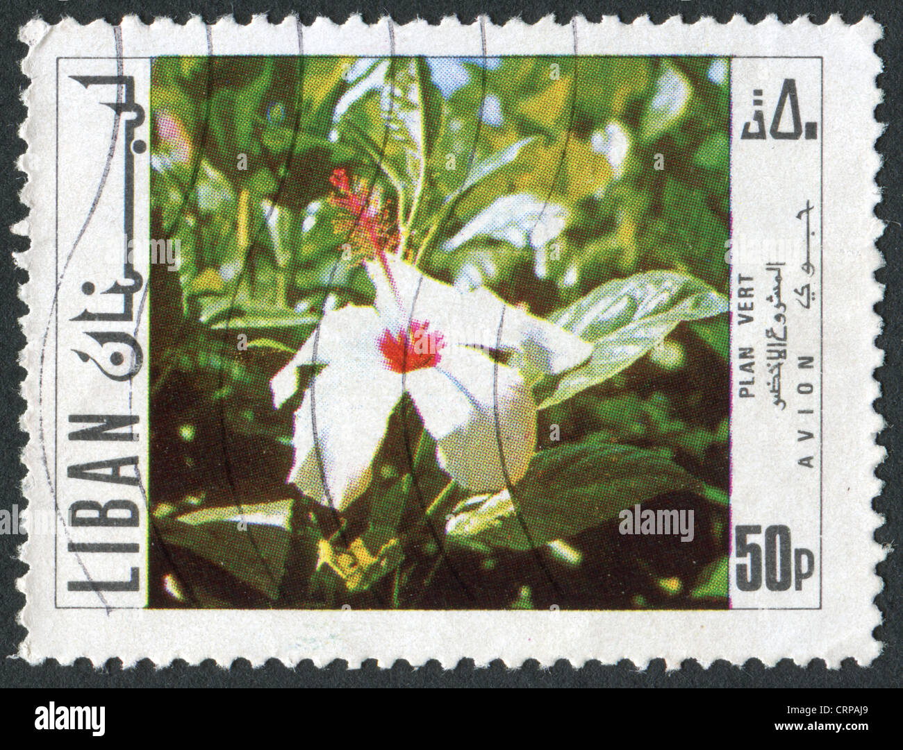 LEBANON - CIRCA 1971: Postage stamps printed in Lebanon, shows a ...