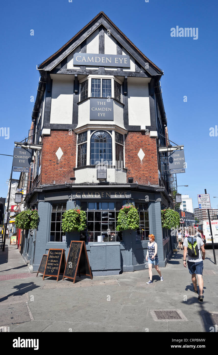 The Camden Eye Pub, Camden, London, England, UK Stock Photo - Alamy