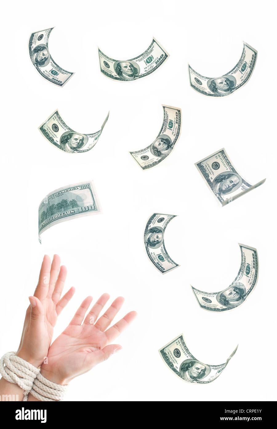 Banknotes falling out hi-res stock photography and images - Alamy