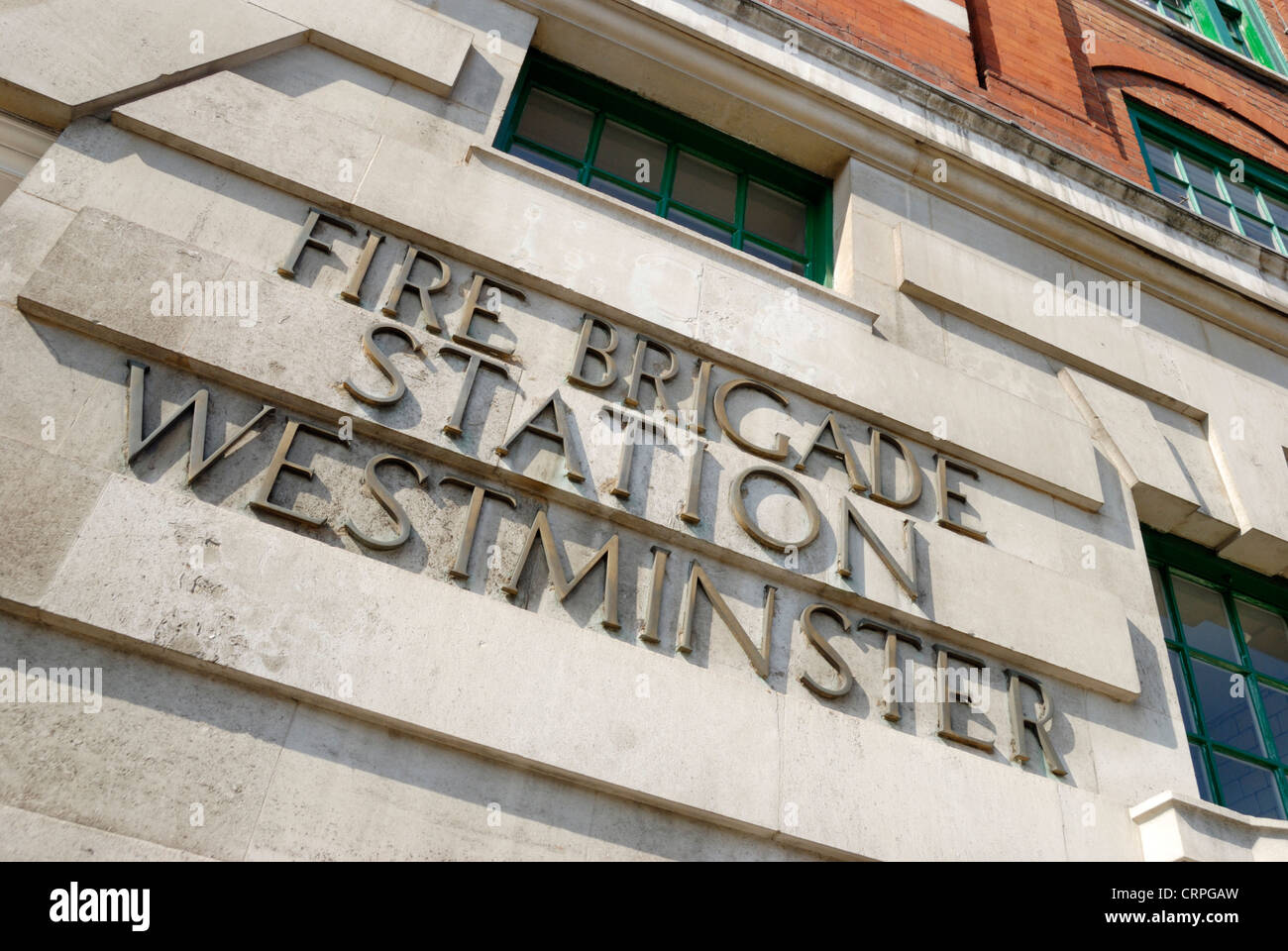 Fire station road sign hi-res stock photography and images - Alamy