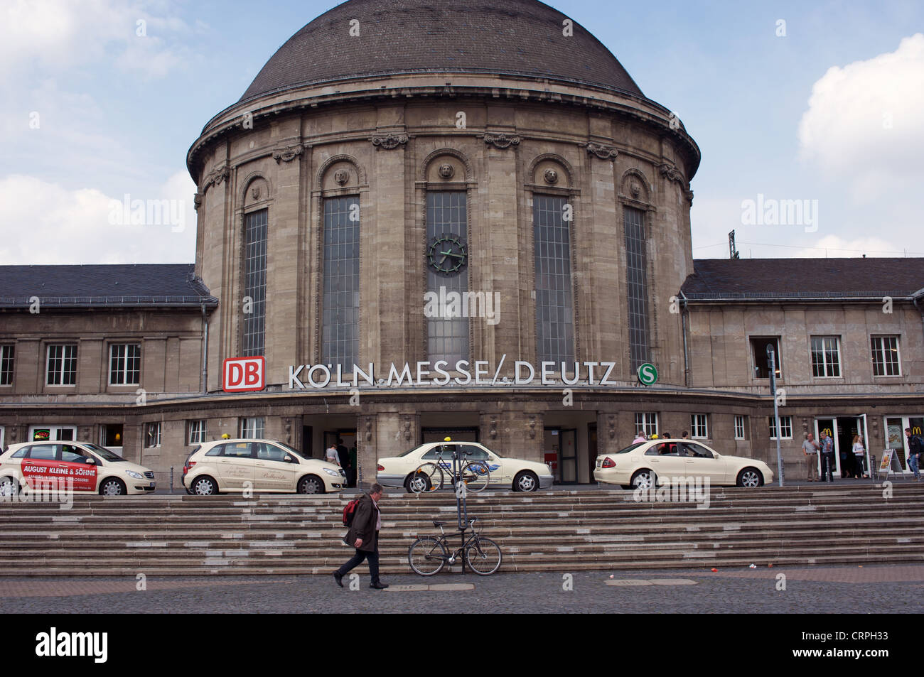 Cologne Messe Deutz railway station Stock Photo - Alamy