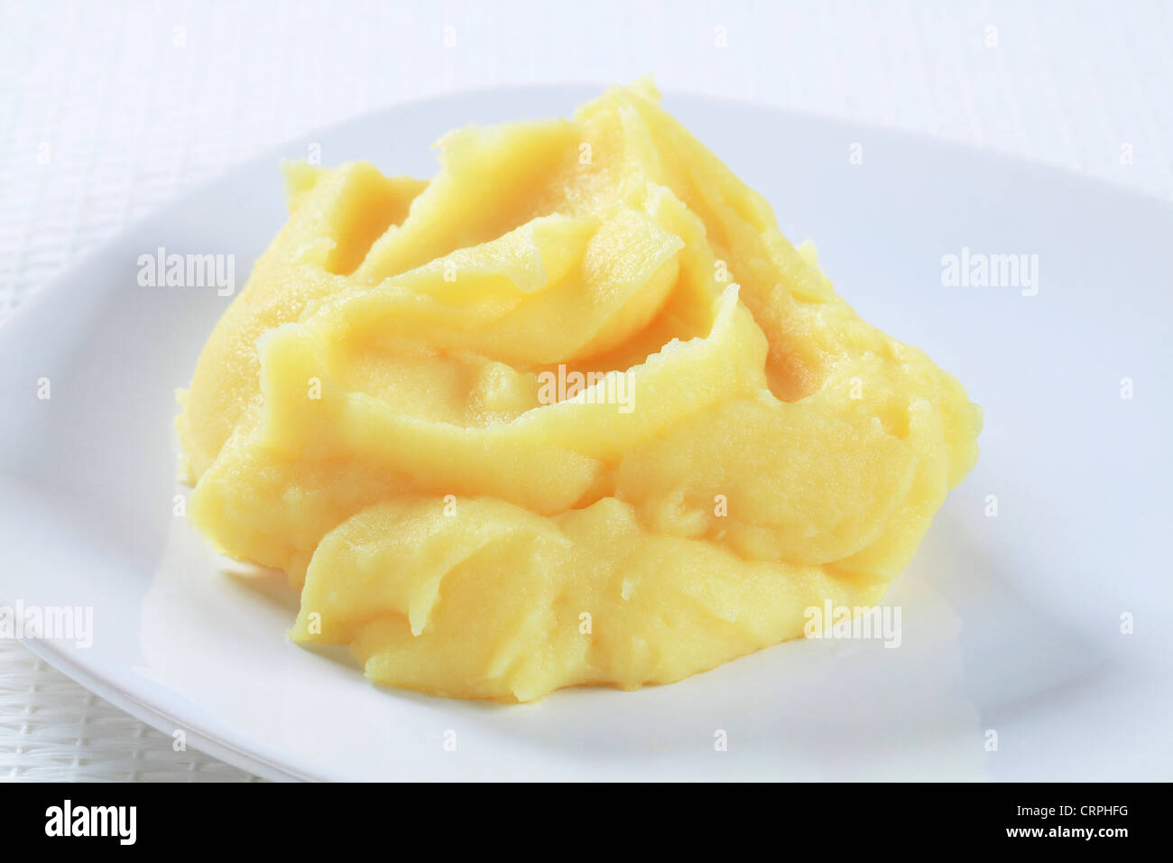 Mashed potato on a plate Stock Photo - Alamy