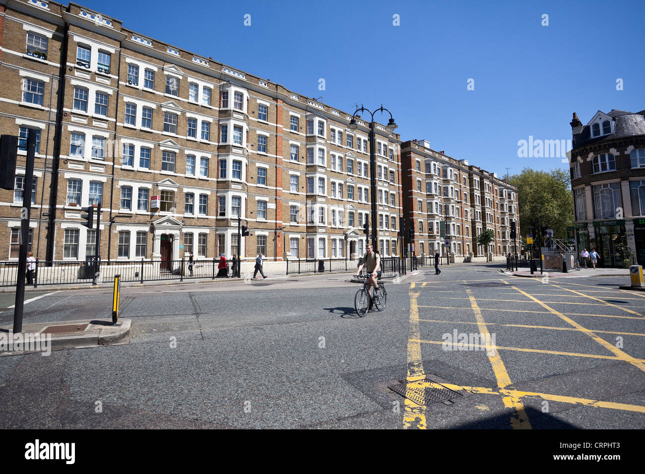 Kentish Town Road and Rochester Place in the background, London ...