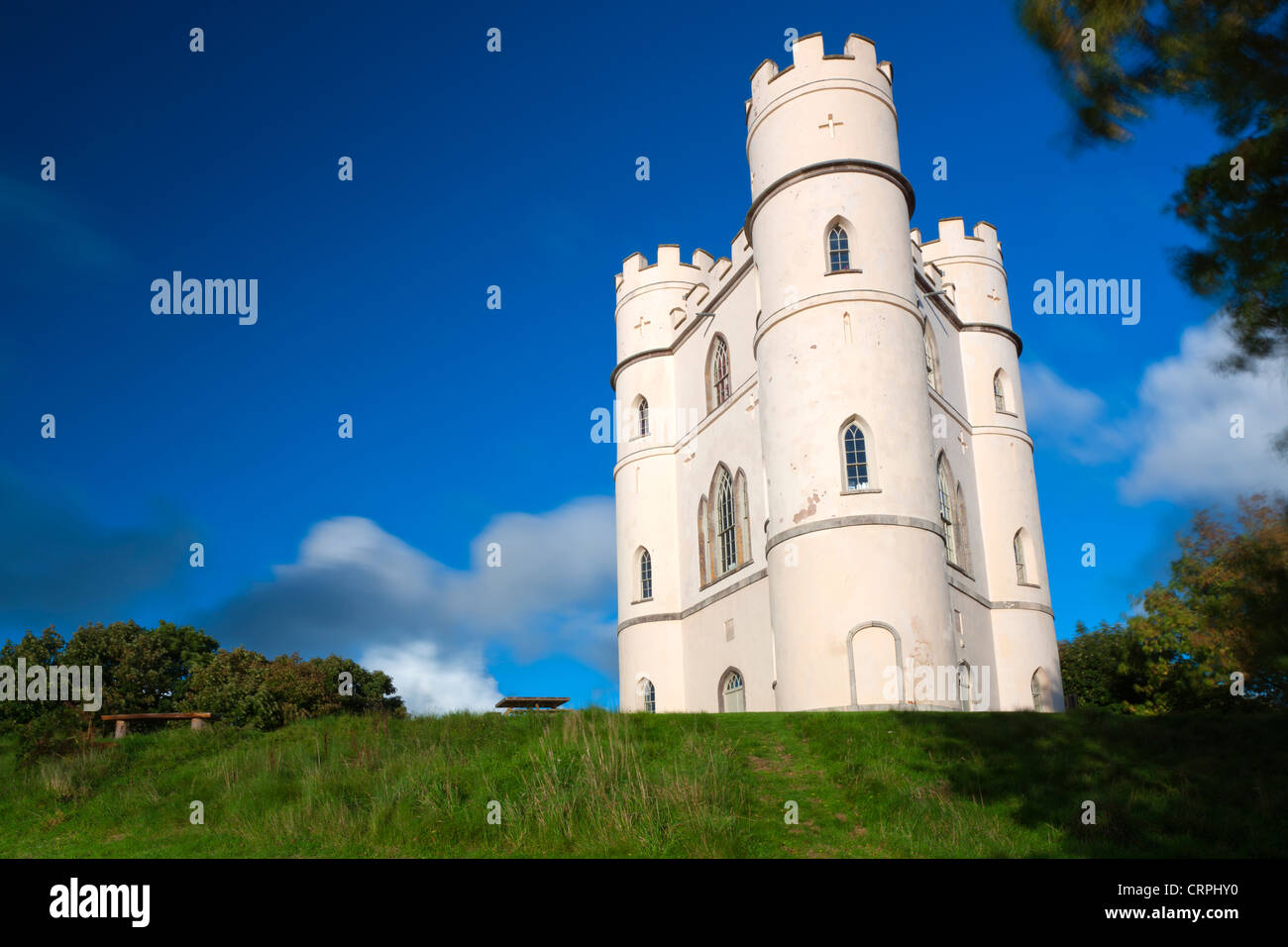 Haldon Belvedere, a Grade II listed triangular tower also known as ...
