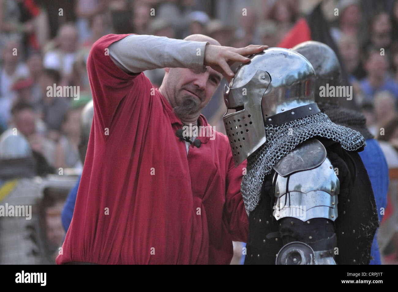 removing the helmet Stock Photo - Alamy