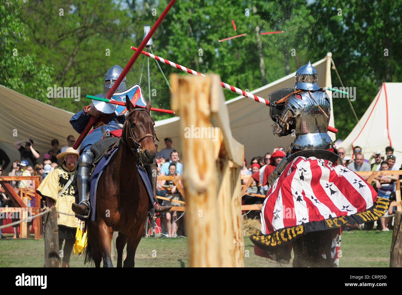 Medieval jousting reenactment hi-res stock photography and images - Alamy