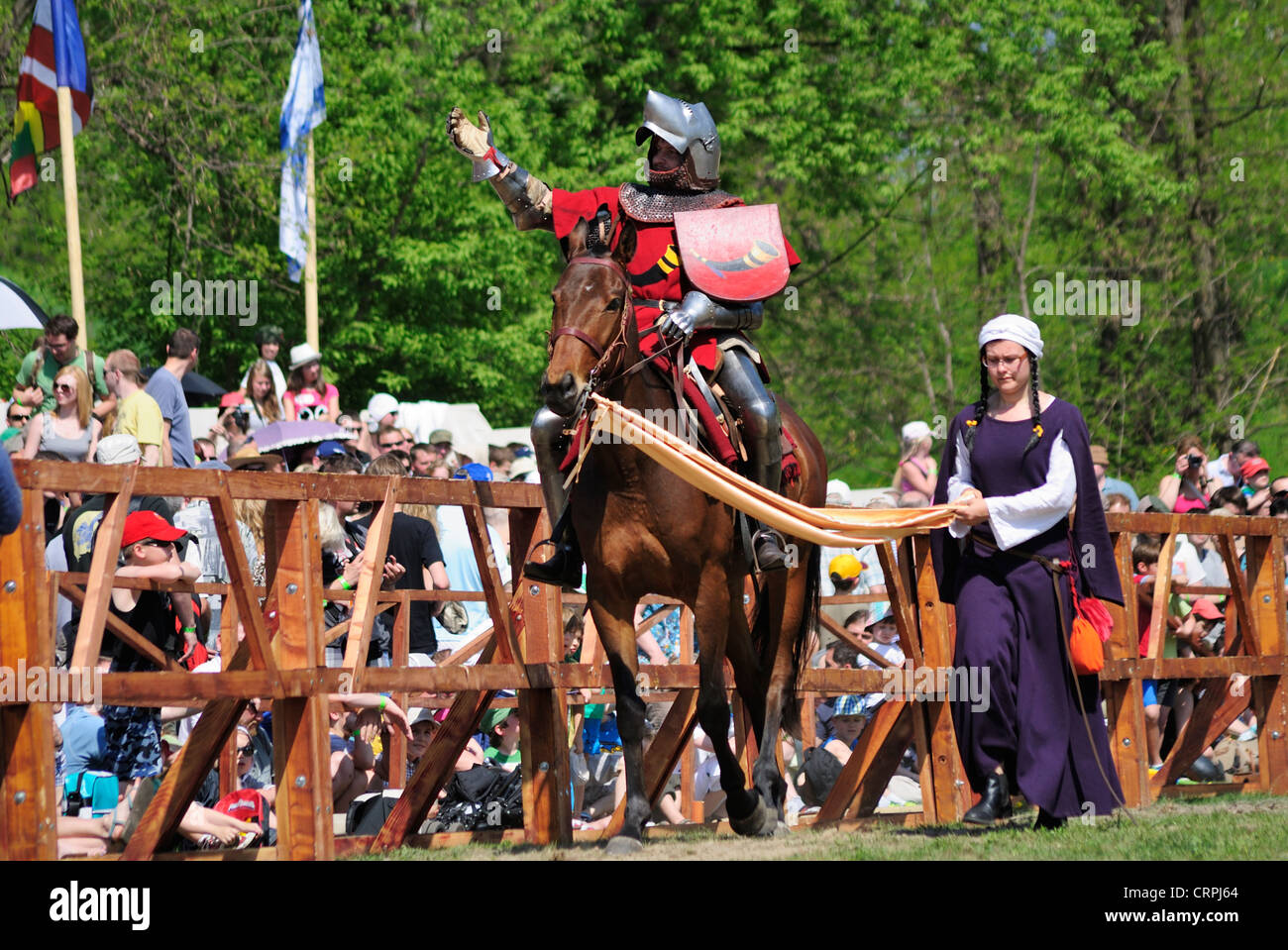 Armed medieval woman warrior hi-res stock photography and images - Alamy