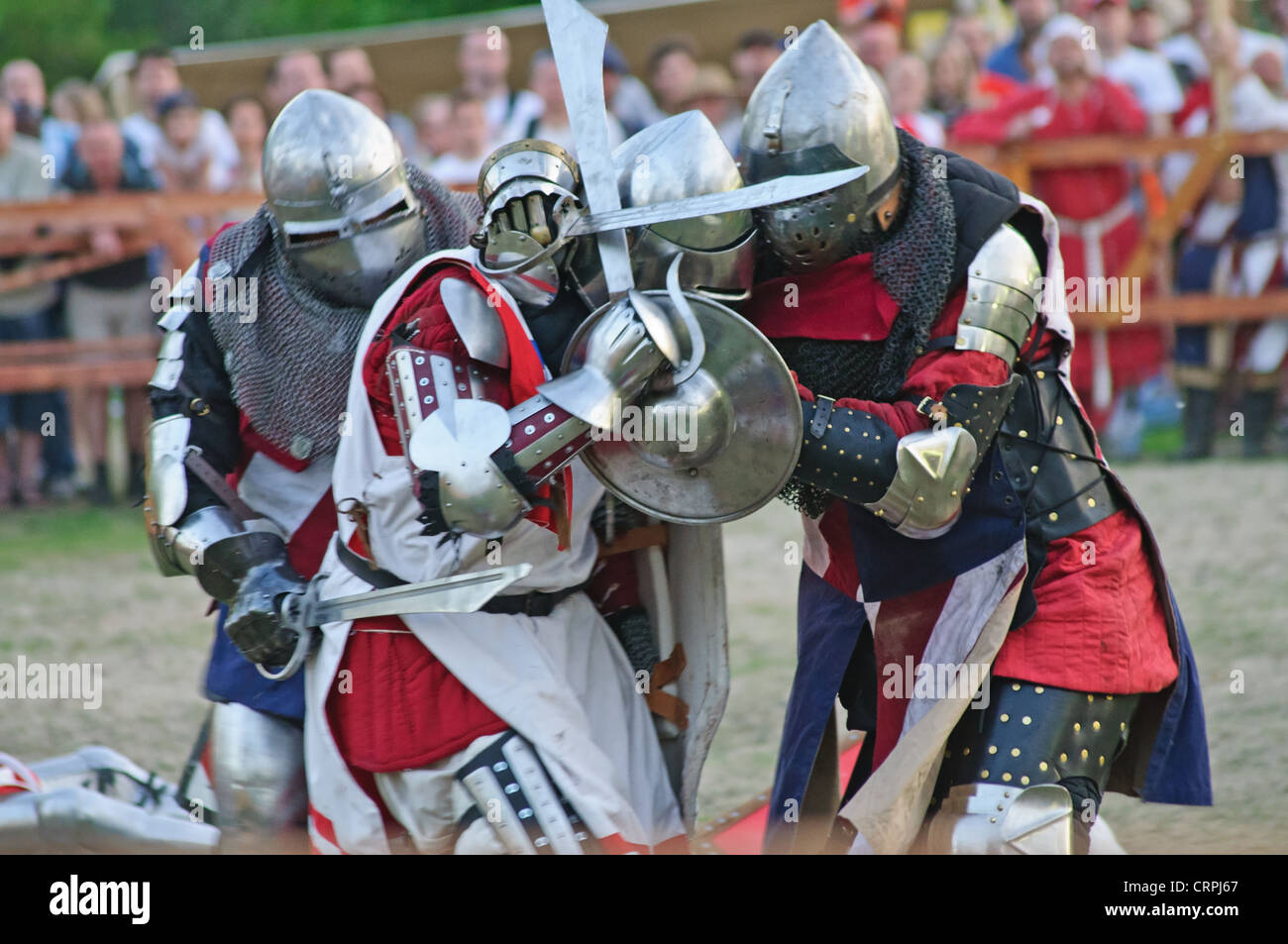 Knights fighting hi-res stock photography and images - Alamy