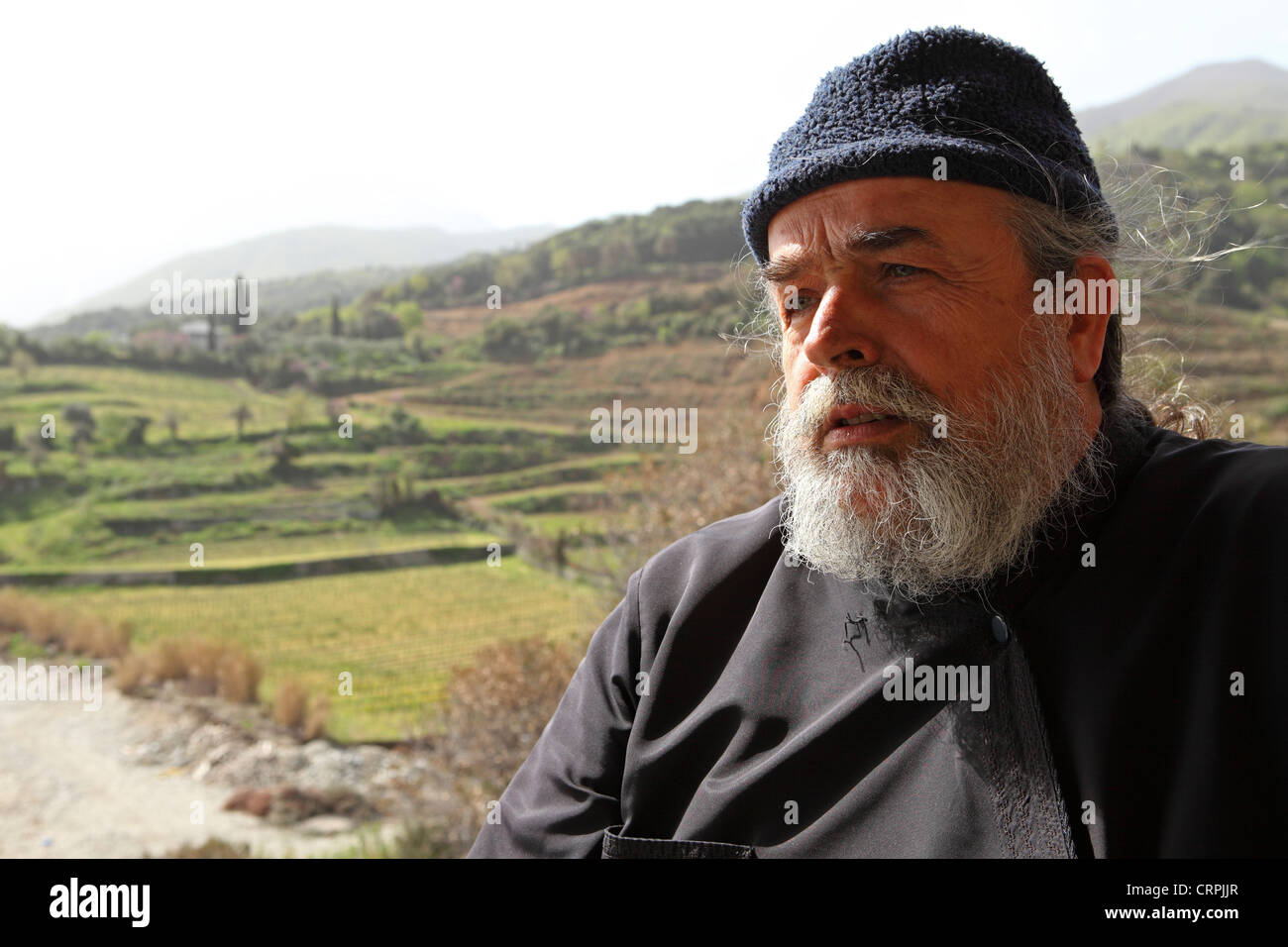 Monk epiphanios mylopotamos mount athos hi-res stock photography and ...