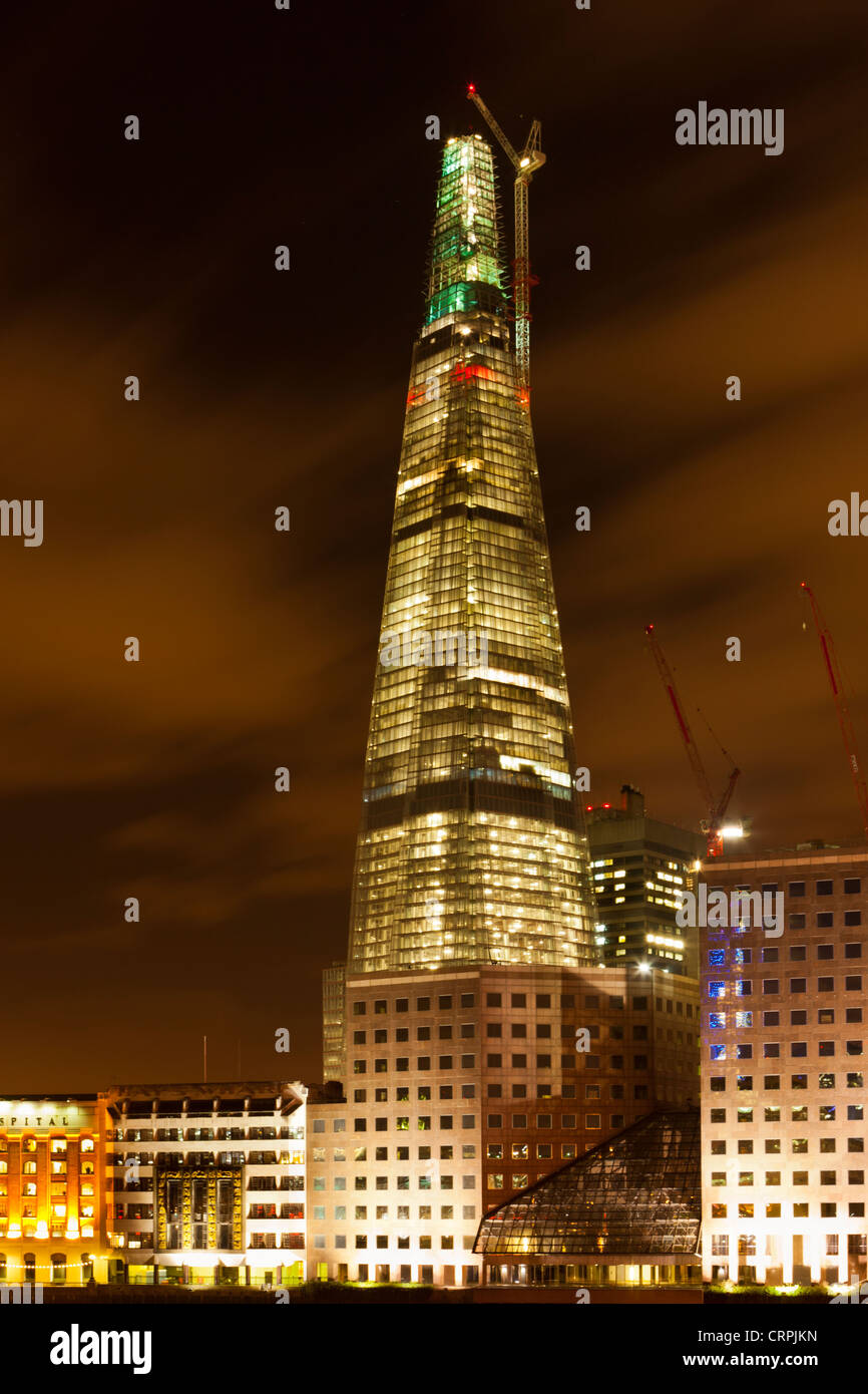 The Shard, or London Bridge Tower at 310 metres high is Europe's ...