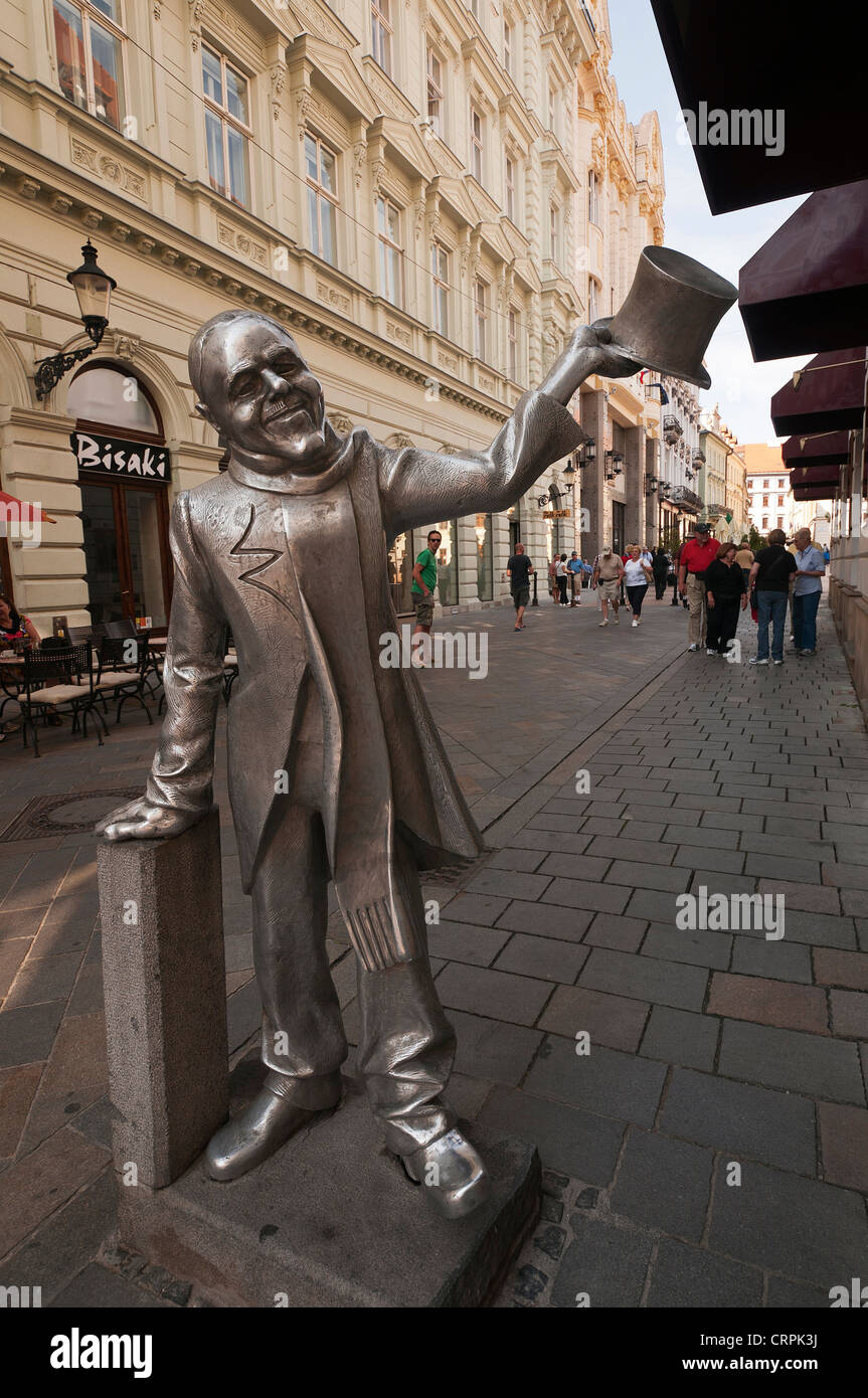 Silver Statue Bratislava High Resolution Stock Photography and Images ...
