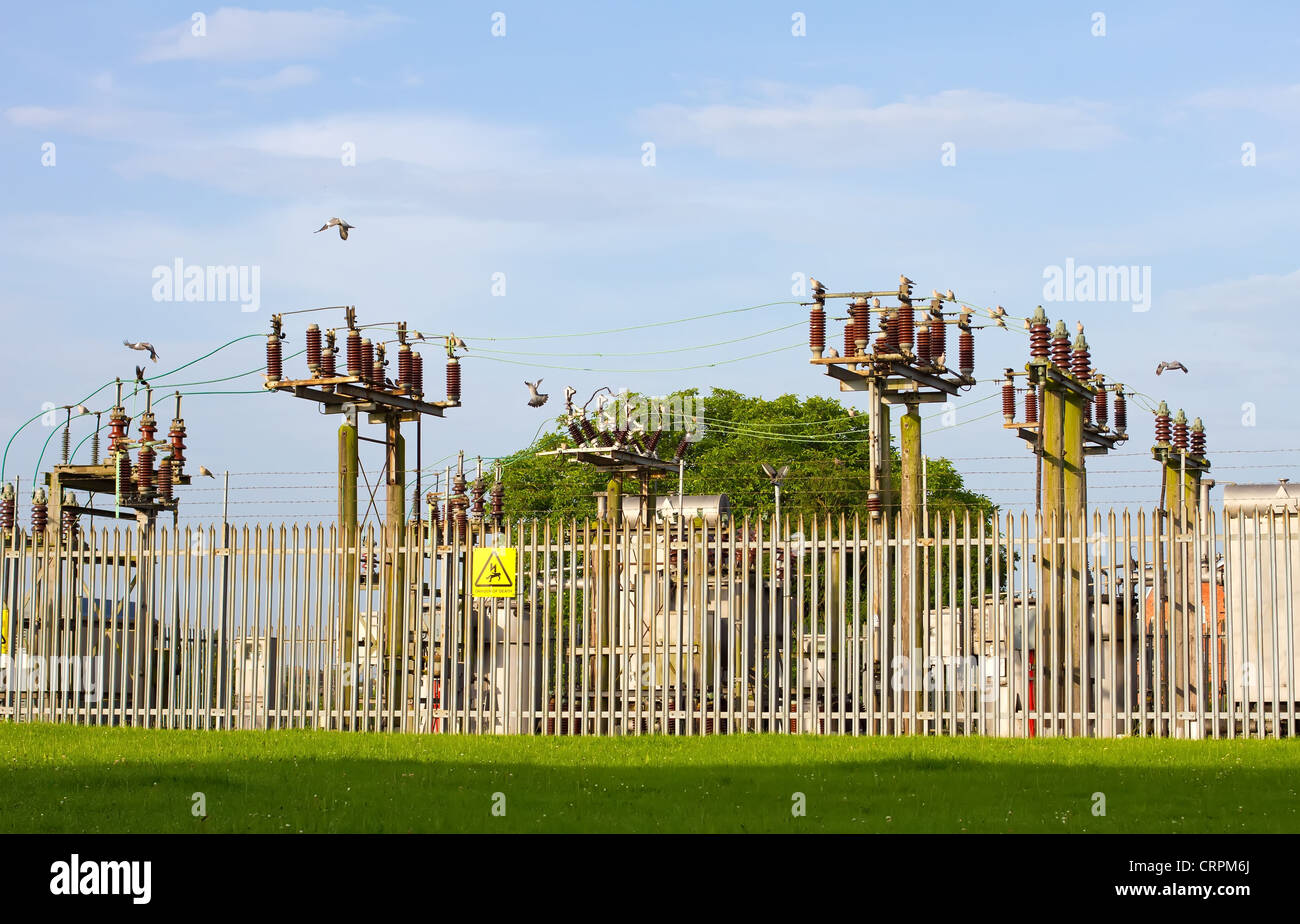 A view of an electricity grid Stock Photo - Alamy