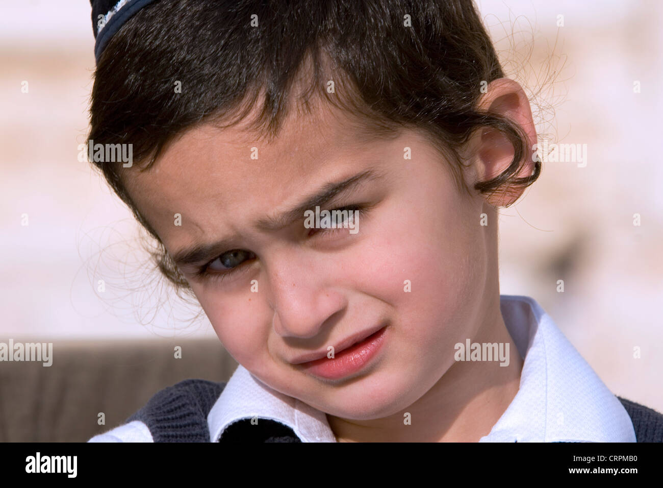 Orthodox jewish boy western wall hi-res stock photography and images ...