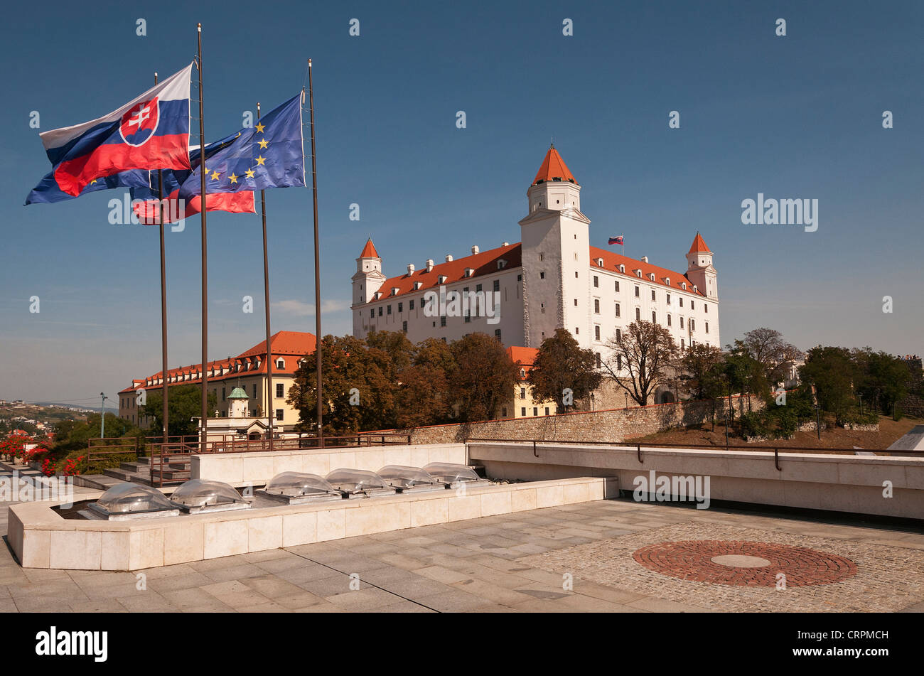 Elk189-1158 Slovakia, Bratislava, Bratislava Castle Stock Photo - Alamy