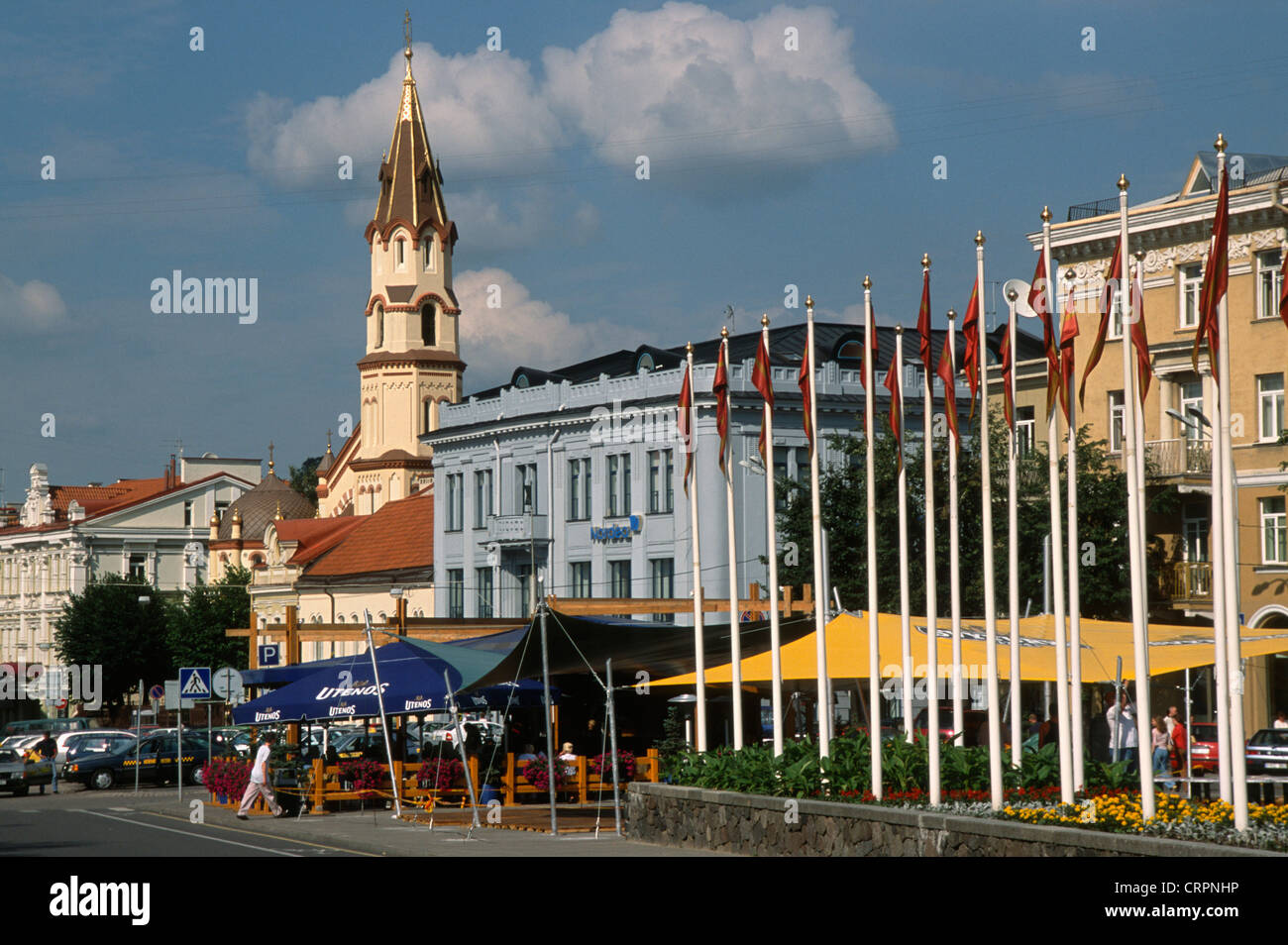 Lithuania, Vilnius, street scene Stock Photo - Alamy
