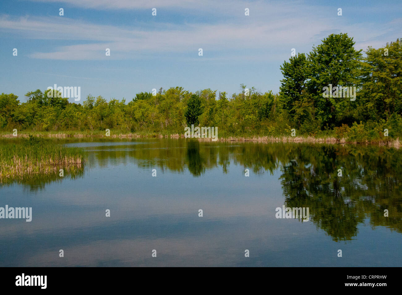 The Kagawong River just before Bridal Veil Falls on Manitoulin Island ...