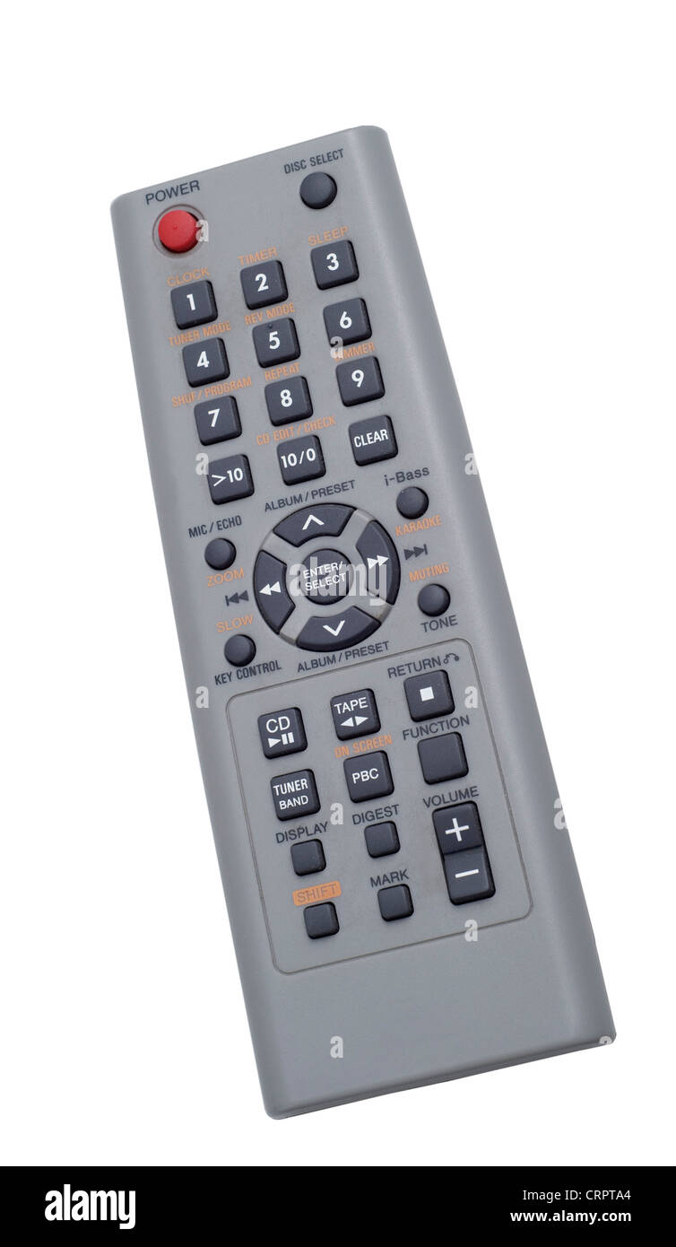remote isolated on white background Stock Photo - Alamy