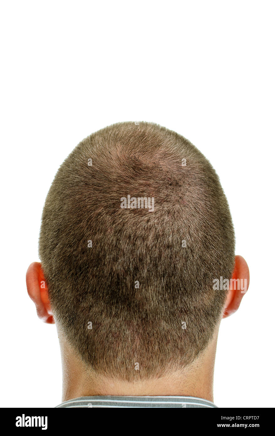 Back of mans head isolated hi-res stock photography and images - Alamy