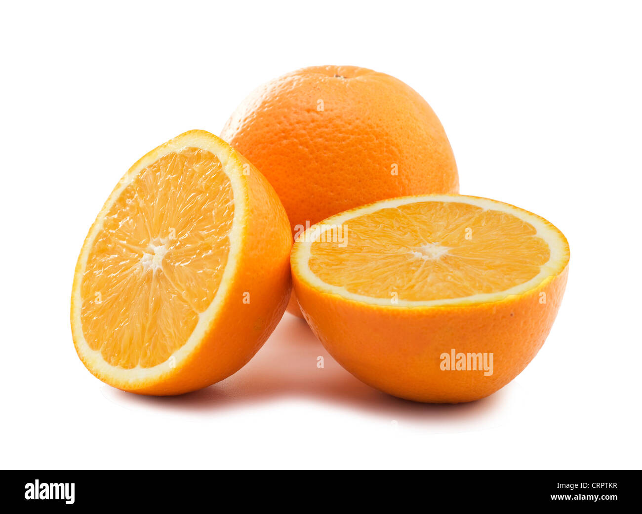 orange isolated over white background Stock Photo - Alamy