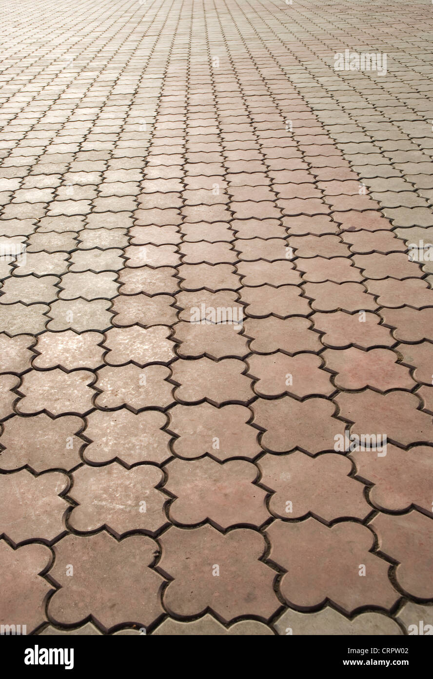 image of paving stones on a road Stock Photo - Alamy