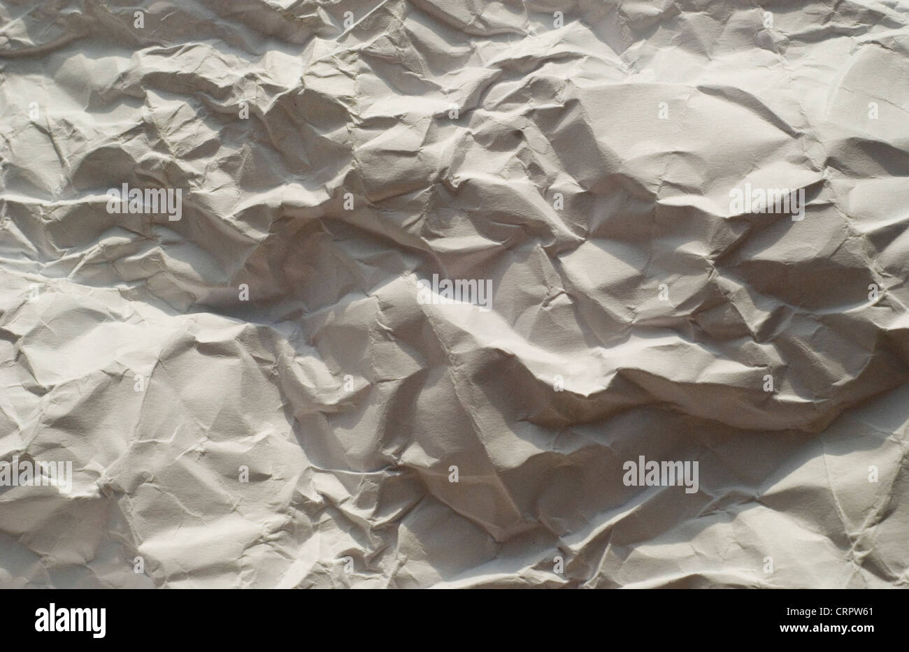 wrinkled paper background old material Stock Photo - Alamy