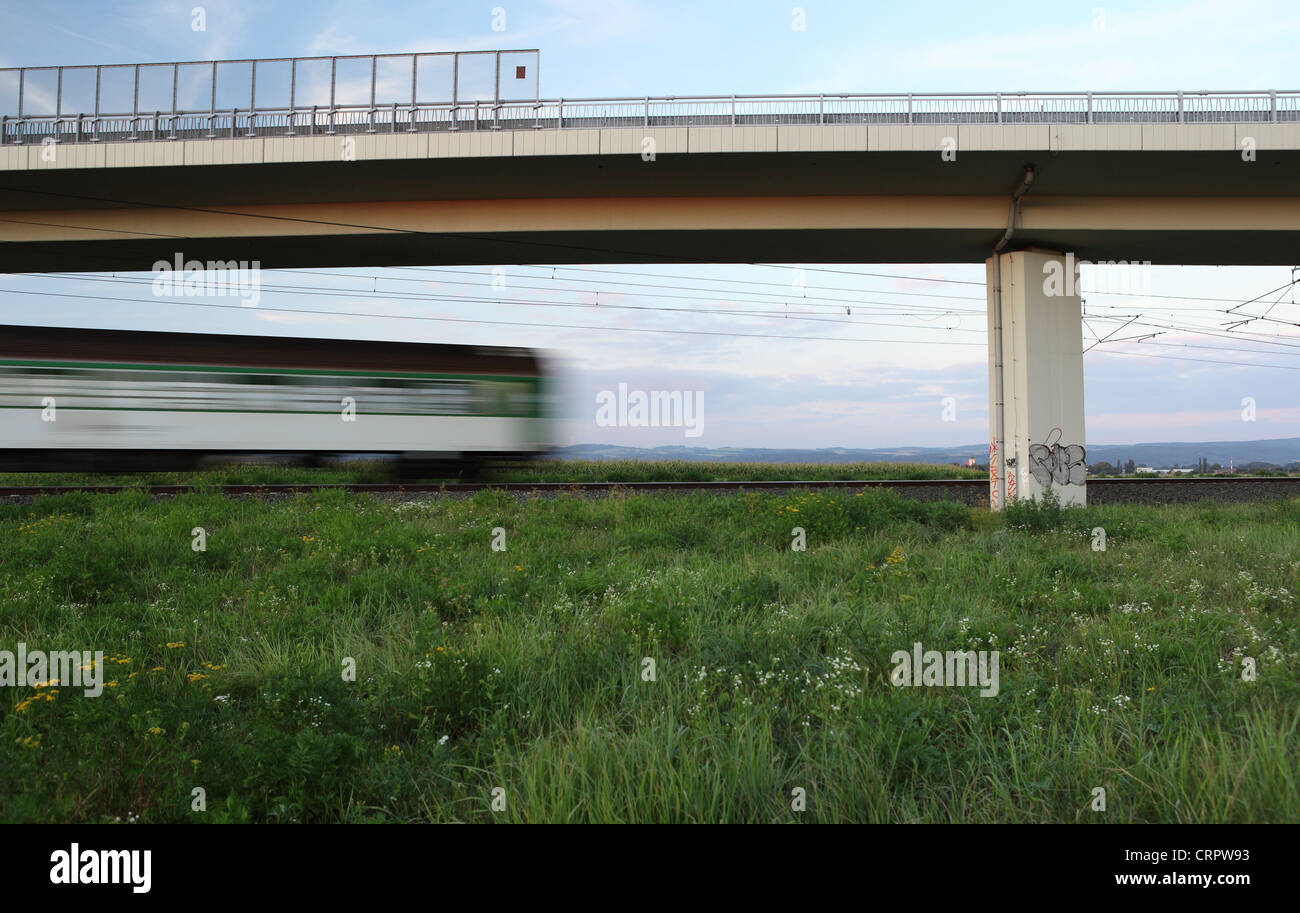 Rushing under a bridge hi-res stock photography and images - Alamy