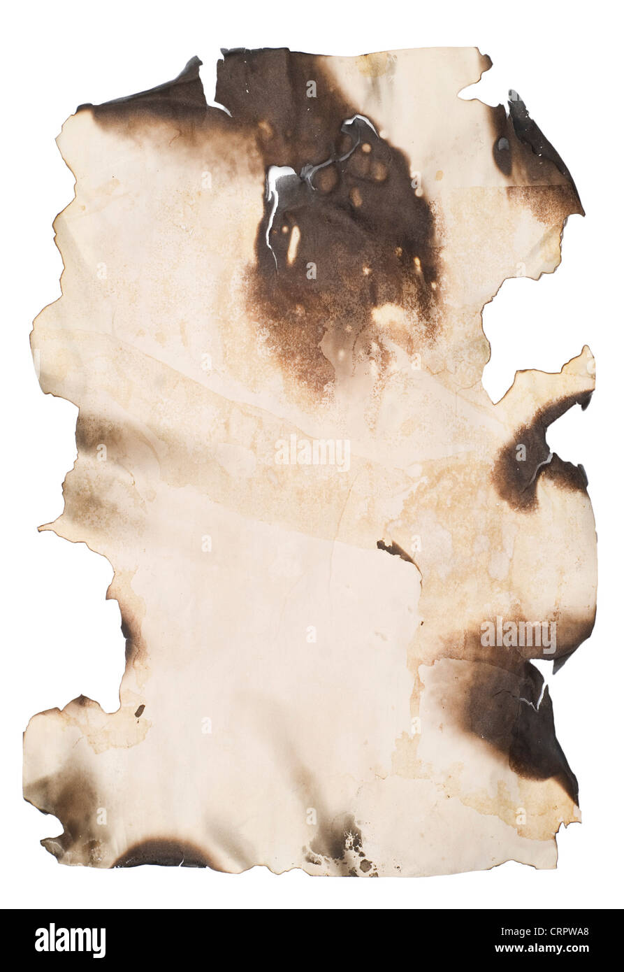 an image of old burnt paper Stock Photo - Alamy