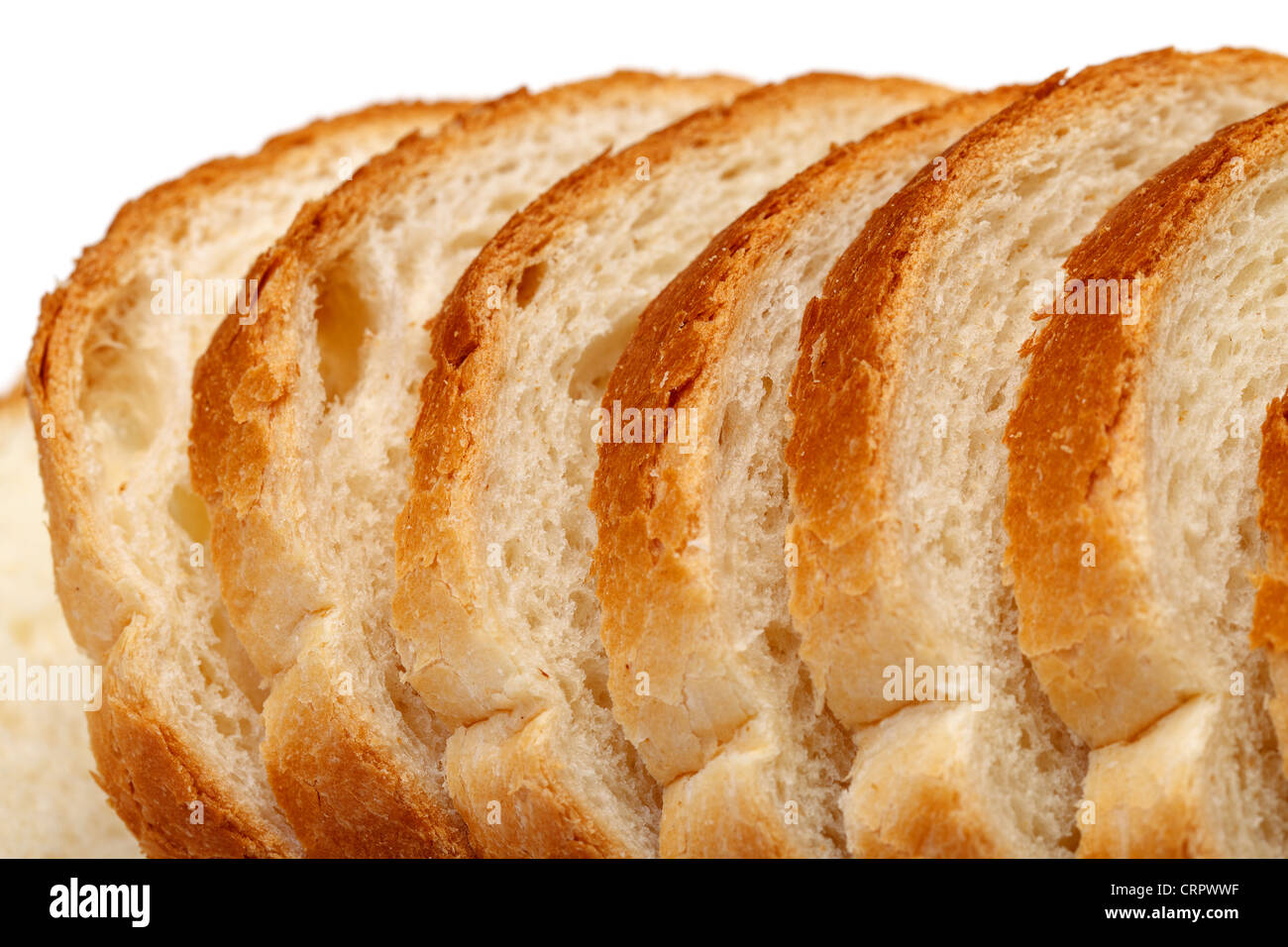 Sliced Wheat Bread, closeup Stock Photo - Alamy