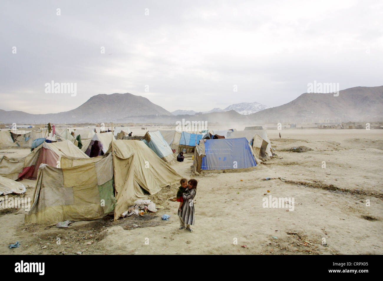 Khairkhana refugee camp in Kabul Stock Photo - Alamy